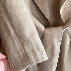 Chicwish | Jackets & Coats | Beautiful Tan Wrap Jacket With Oversized ...